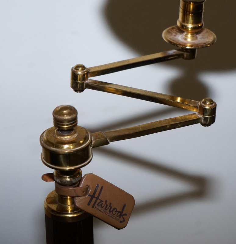 English Reading Lamp with Stand from Harrods London for sale at Pamono