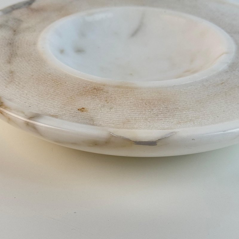 Hand-Carved Carrara Marble Centrepiece by Angelo Mangiarotti for ...