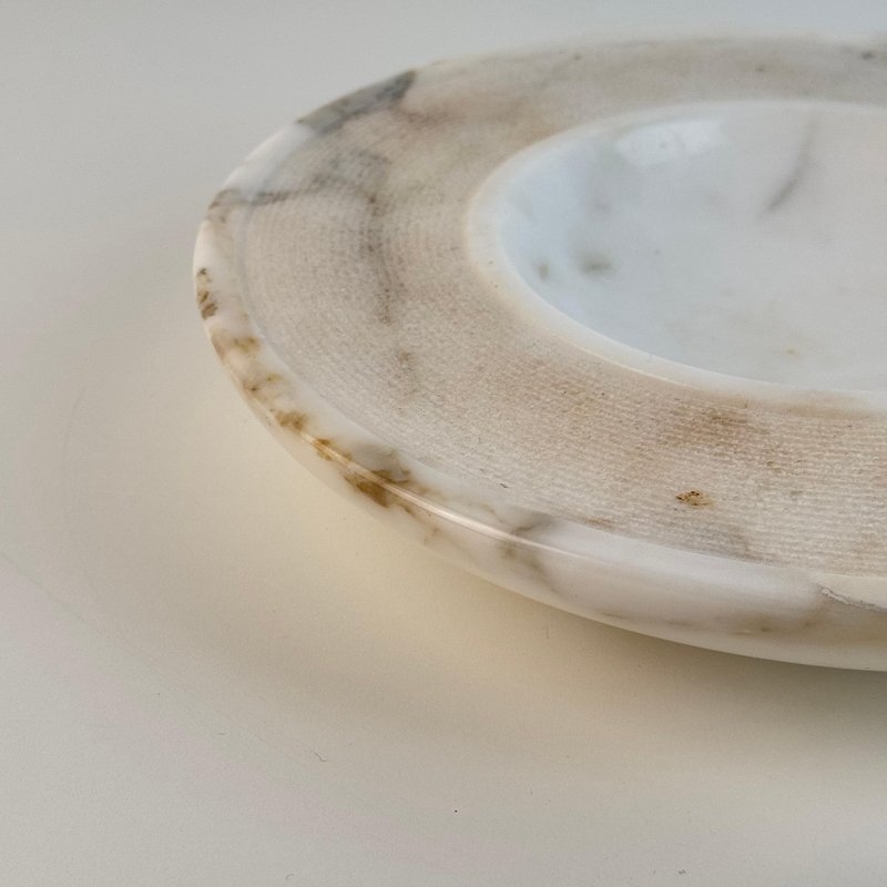 Hand-Carved Carrara Marble Centrepiece by Angelo Mangiarotti for ...