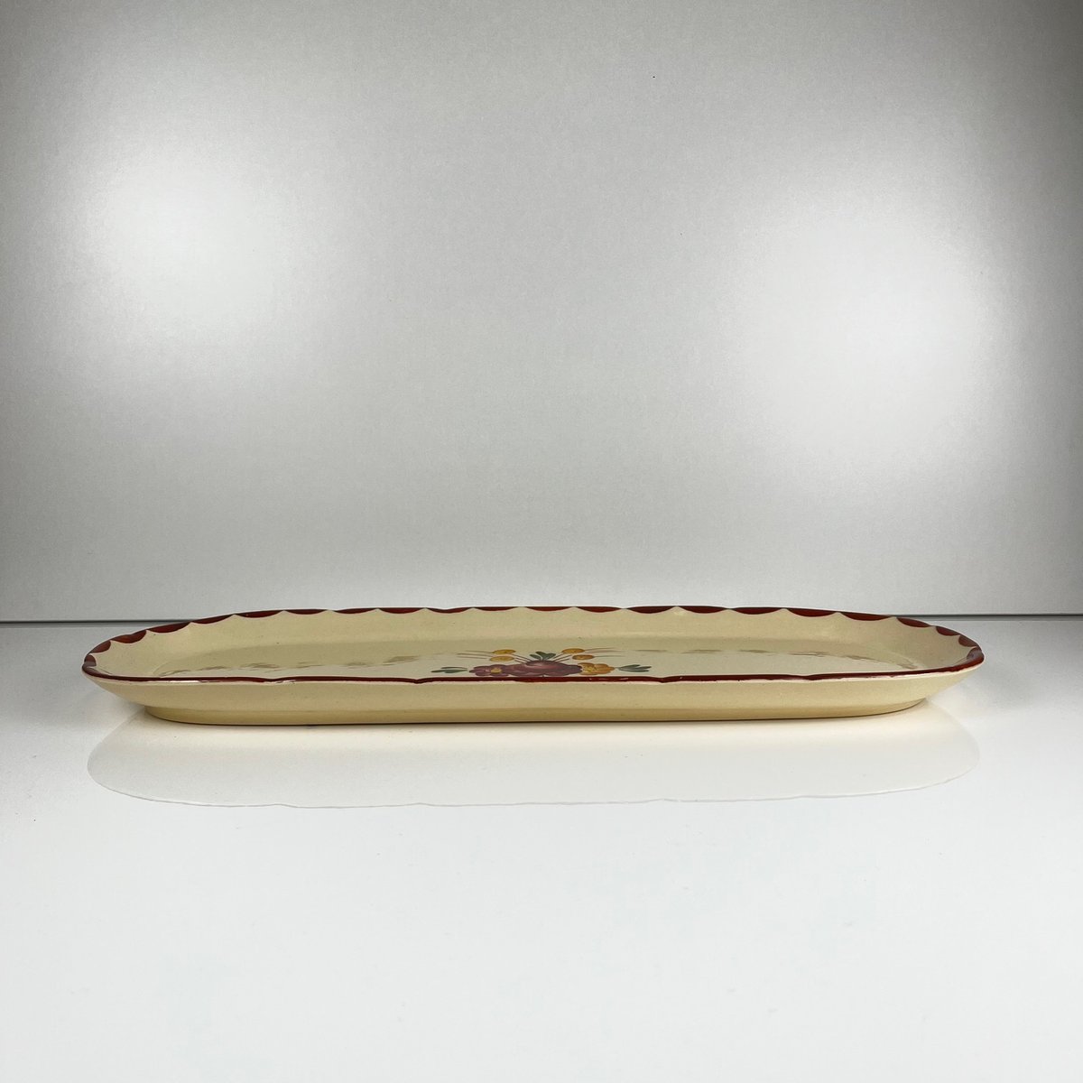 Vintage Long Dish from Longchamp, 1950s for sale at Pamono