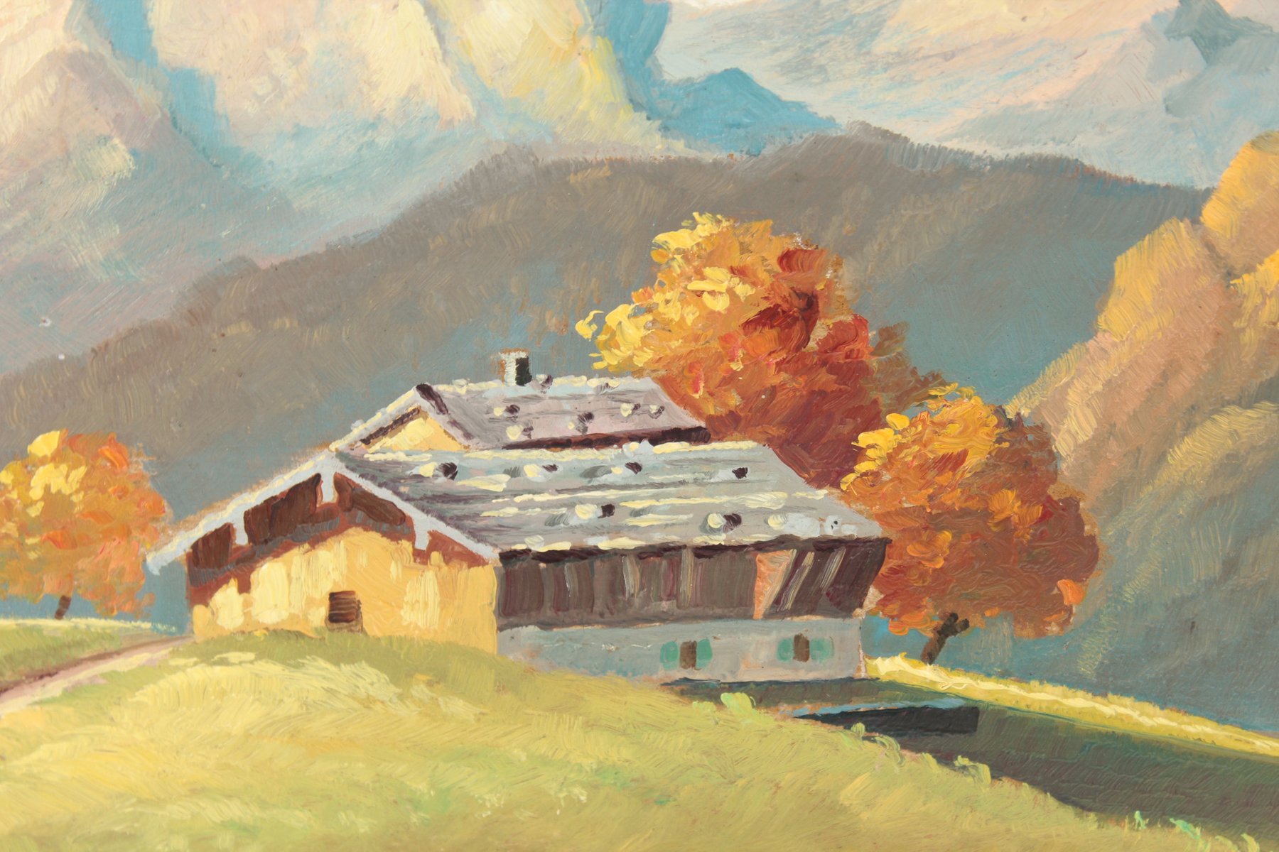 Max Bader, South German Classicism, 1920s, Oil on Cardboard, Framed for ...