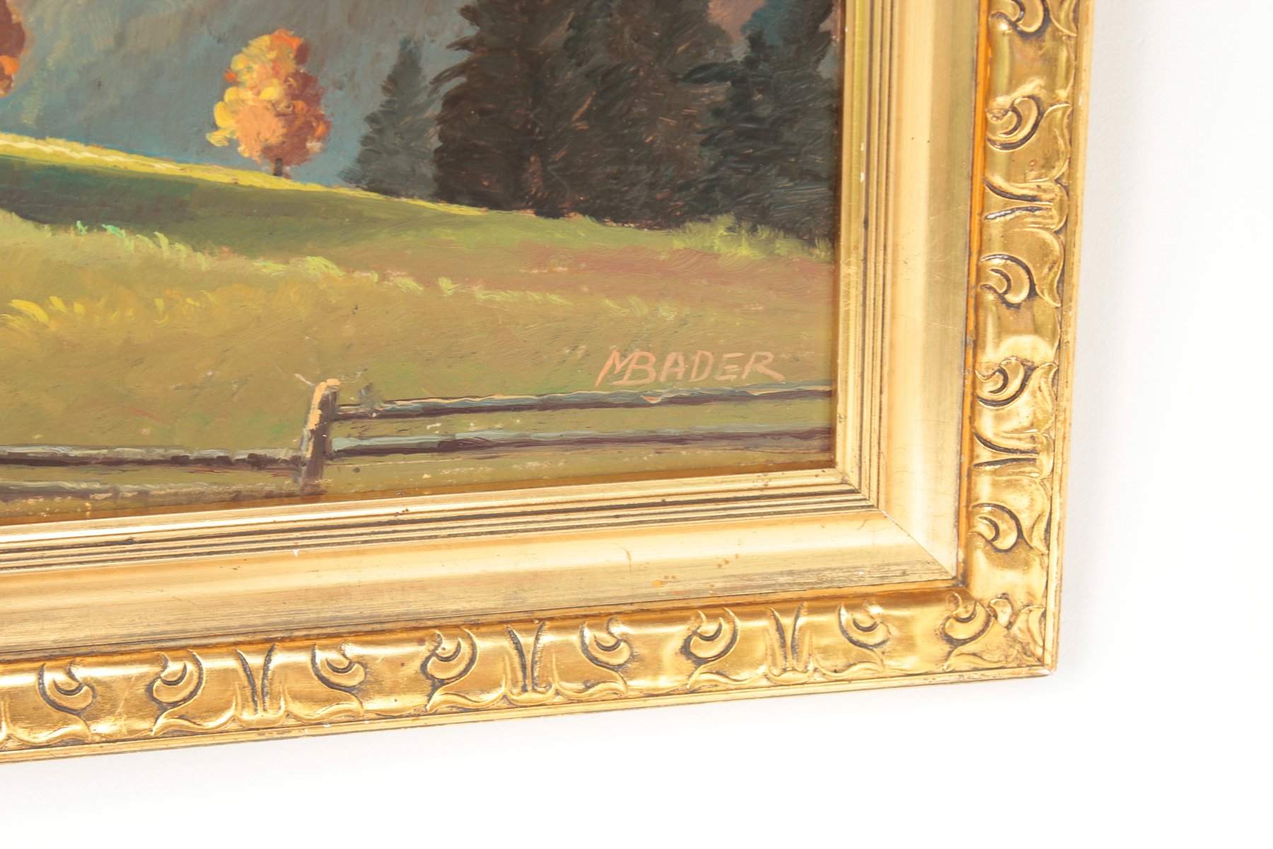Max Bader, South German Classicism, 1920s, Oil on Cardboard, Framed for ...