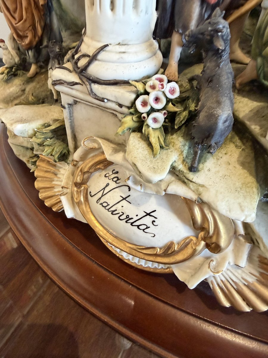 Majestic Prince Nativity Scene from Capodimonte Porcelain, 1990s for ...