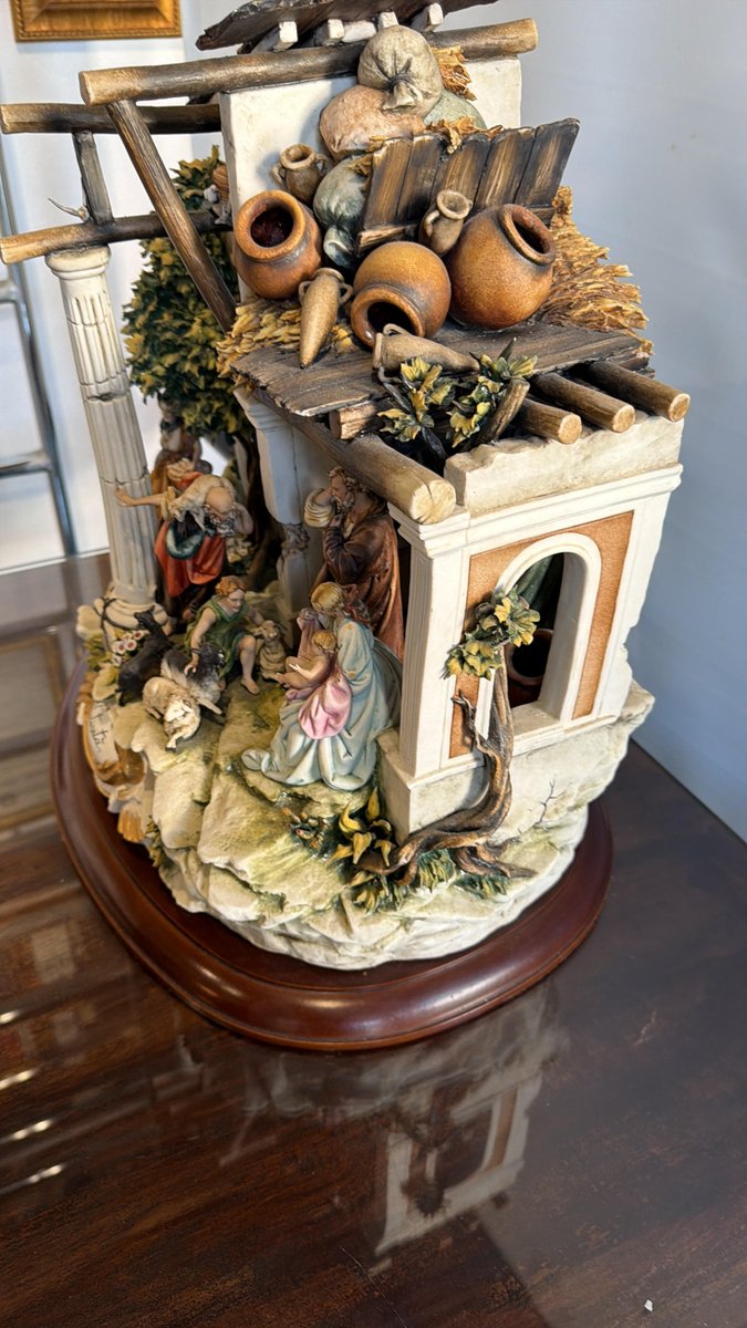 Majestic Prince Nativity Scene from Capodimonte Porcelain, 1990s for ...