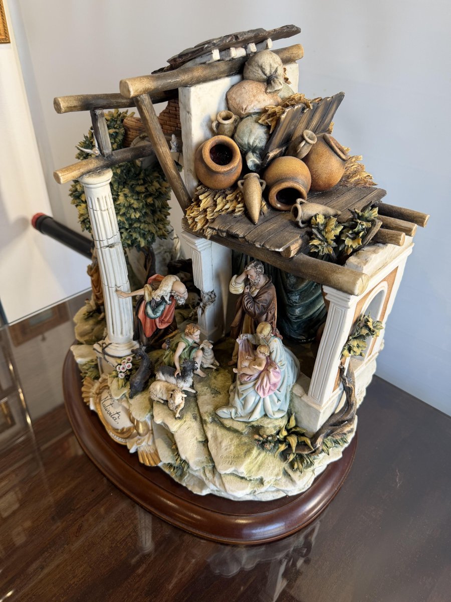 Majestic Prince Nativity Scene from Capodimonte Porcelain, 1990s for ...
