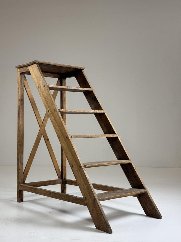 Large Rural Library Stairs for sale at Pamono