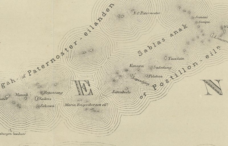 Antique Maps of the Lesser Sunda Islands in Dutch East Indies, 1884 ...