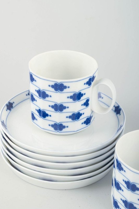 Coffee Cups with Saucers by Tapio Wirkkala for Rosenthal Studio-Linie ...