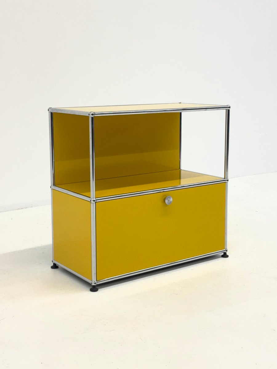 Yellow Cabinet from USM Haller, 1990s for sale at Pamono