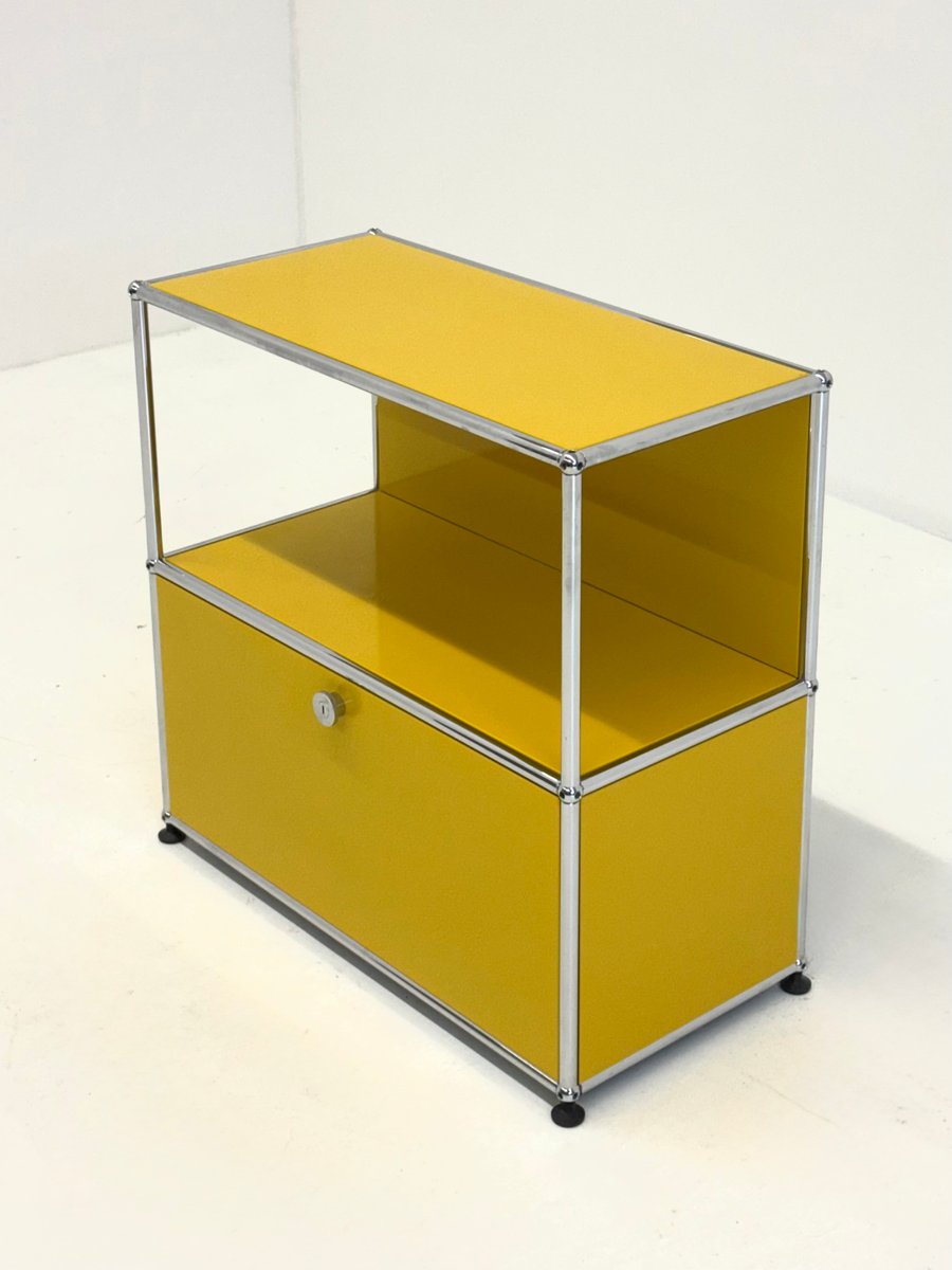 Yellow Cabinet from USM Haller, 1990s for sale at Pamono