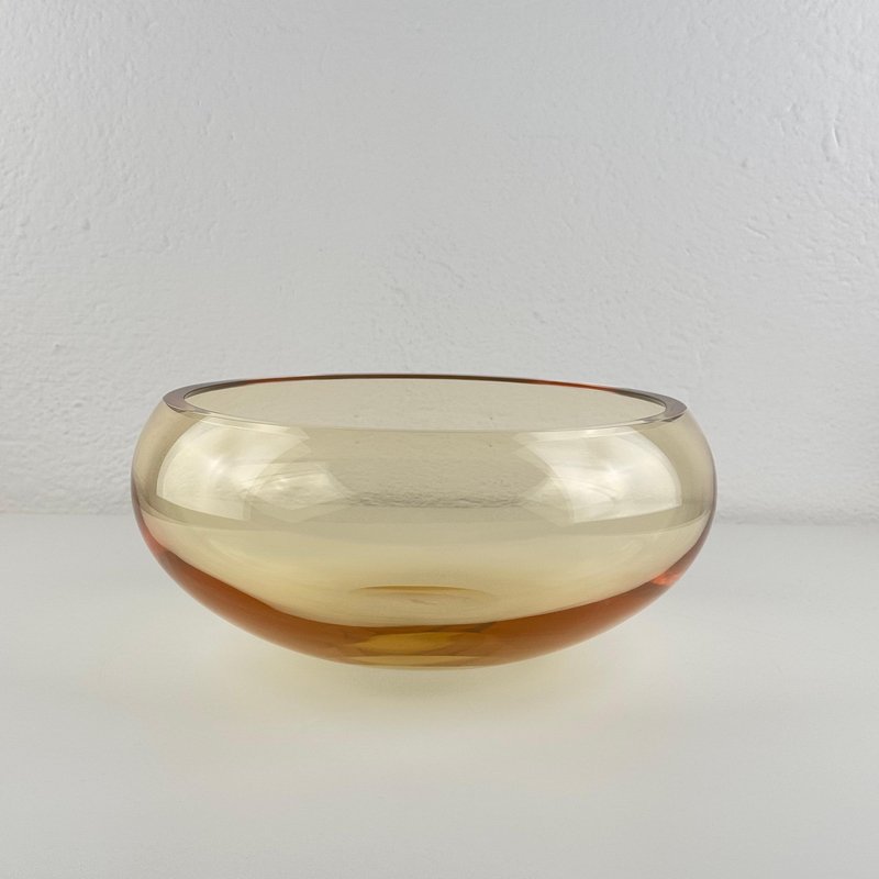 Large Sculptural Murano Glass Bowl by Simone Cenedese, Italy, 1980s for ...