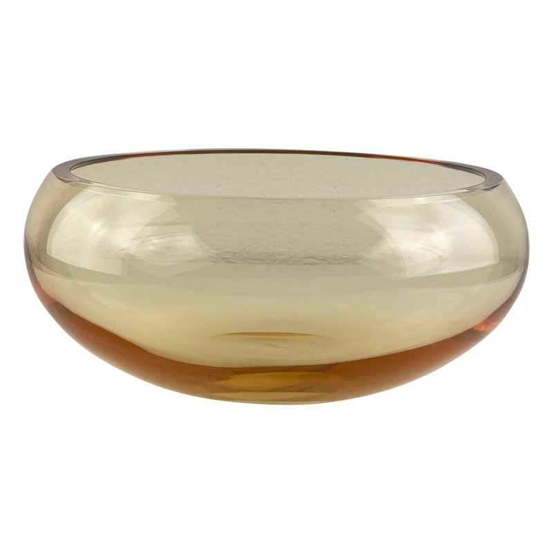 Large Sculptural Murano Glass Bowl by Simone Cenedese, Italy, 1980s for ...