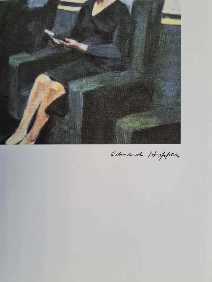 After Edward Hopper, Chair Car, 1990s, Paper for sale at Pamono