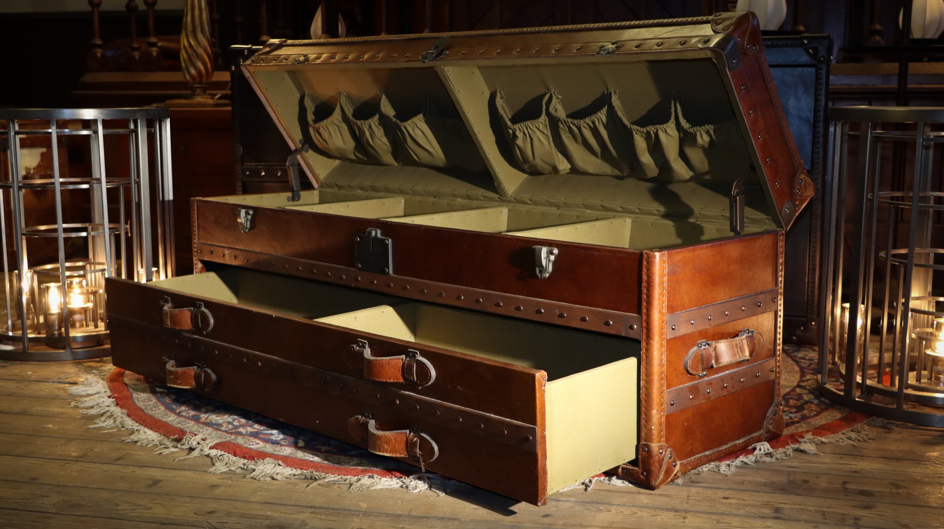 Harrow Trunk in Leather from Timothy Oulton, 2010s for sale at Pamono
