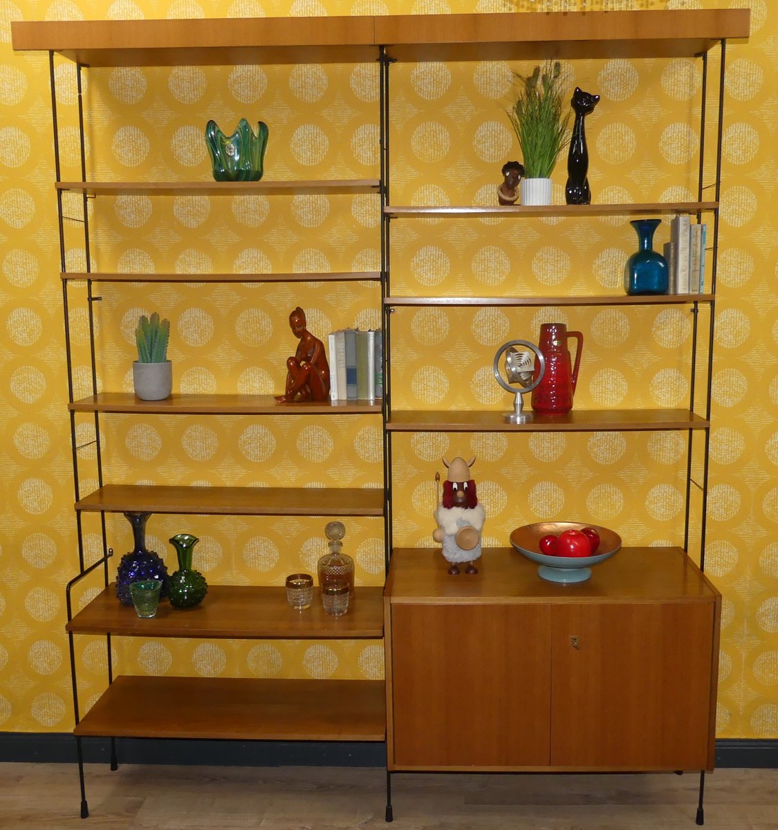 Mid-Century String Ladder Regalsystem von Ernst Dieter Hilker für Omnia bei Pamono kaufen