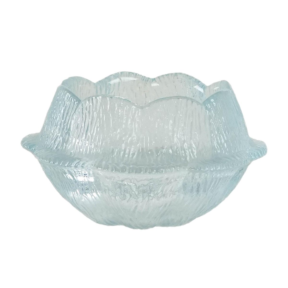 Danish Glass Bowl by Sidse Werner for Holmegaard, 1980s for sale at Pamono