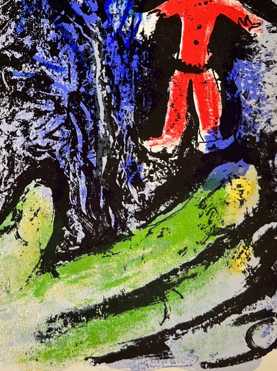 Marc Chagall, Nude Profile and Red Child, 1960, Lithograph for sale at ...
