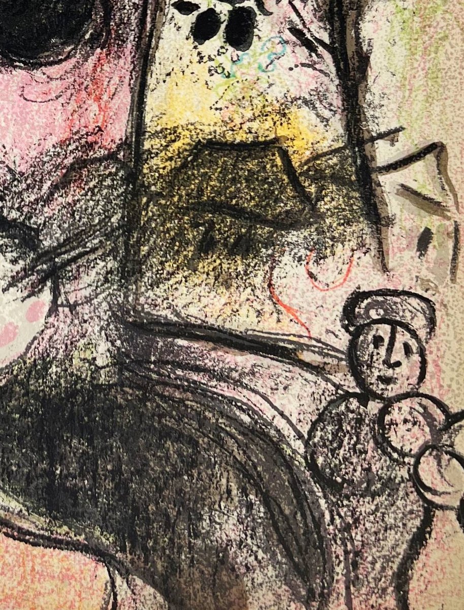 Marc Chagall, Inspiration, 1960, Lithograph for sale at Pamono