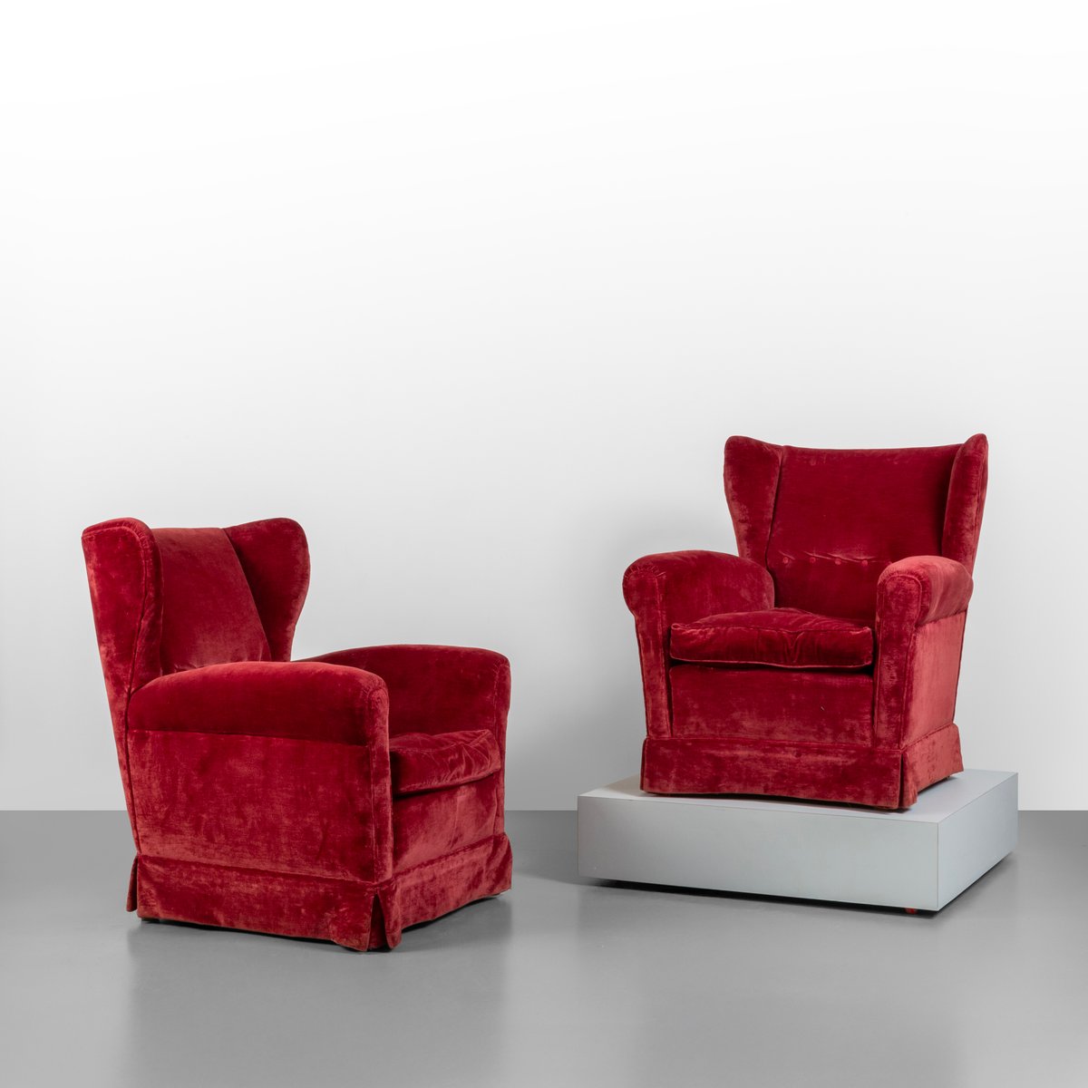 Fauteuils par Paolo Buffa, 1940s, Set de 2 en vente sur Pamono