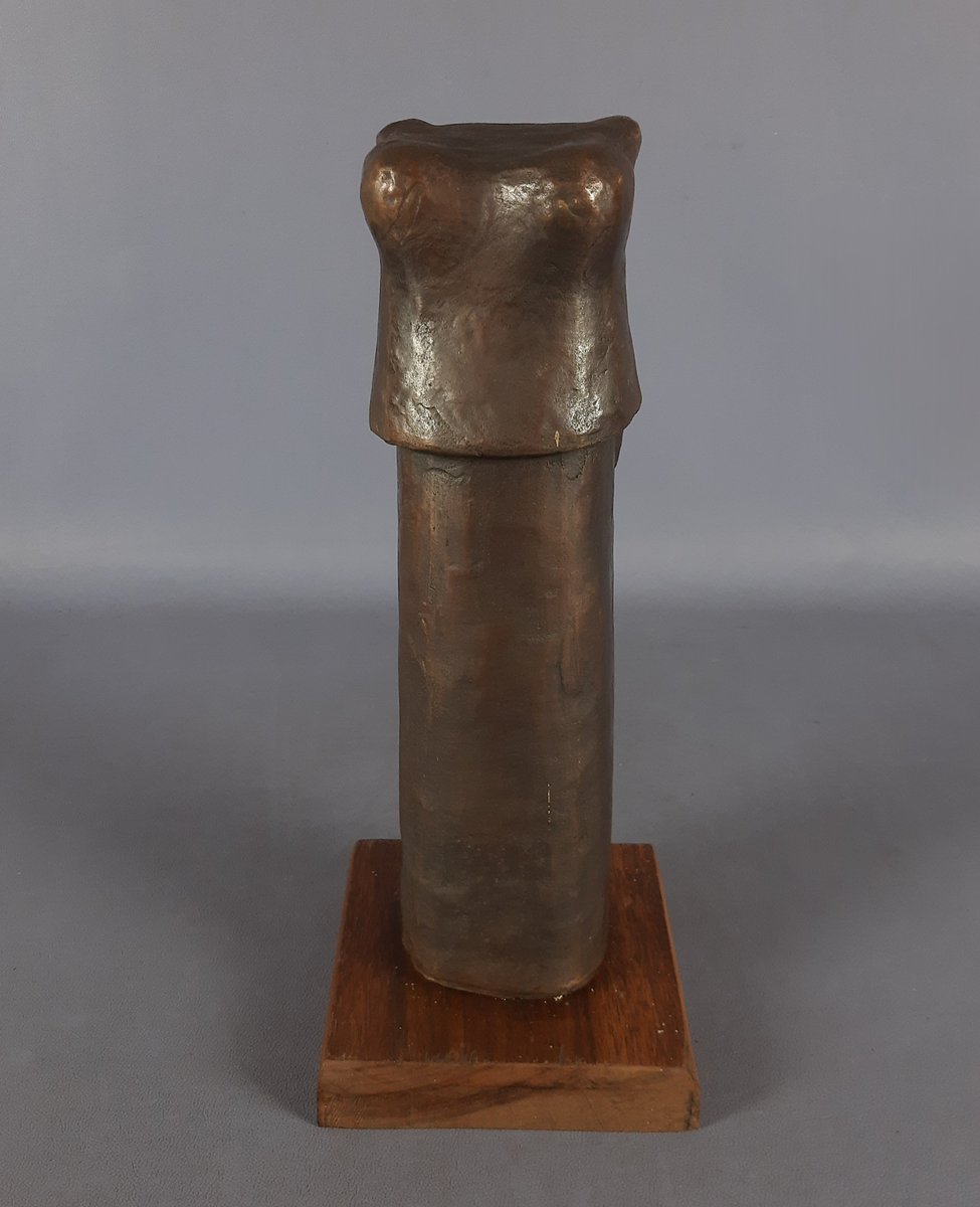 Xante Battaglia, Archaic Figure, 1960s, Bronze on Wood Base for sale at ...