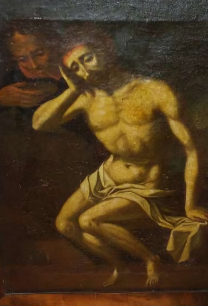 Baroque Oil on Canvas from the Neapolitan School, Circle of the ...
