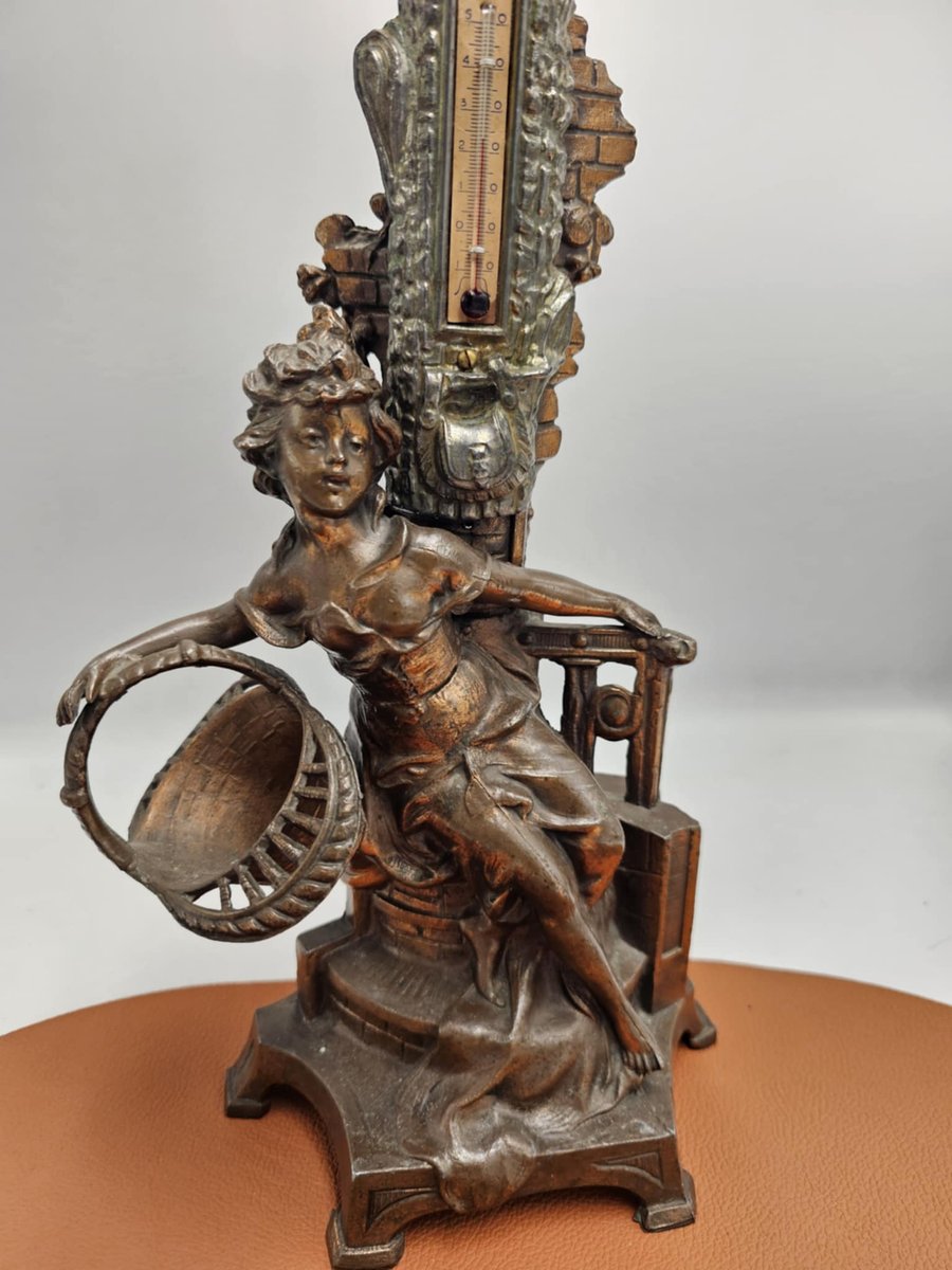Pre-War Figural Thermometer, 1890s for sale at Pamono