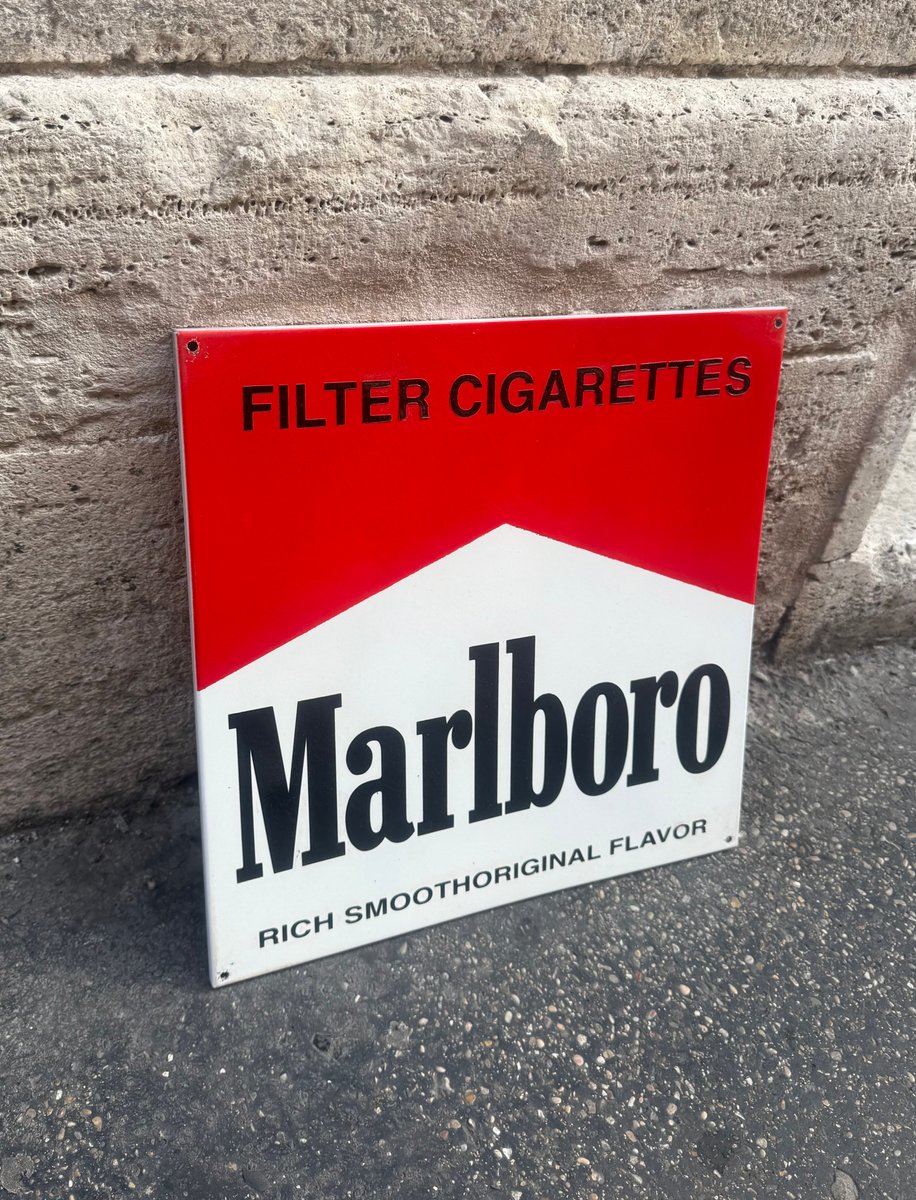 Vintage Marlboro Sign, 1950s for sale at Pamono