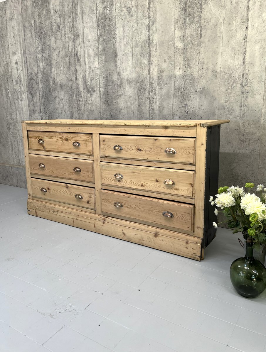 Hardware Store Sideboard with Drawers, 1920s for sale at Pamono
