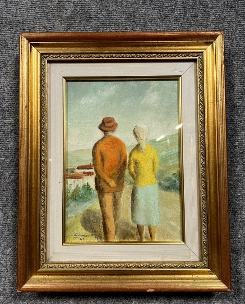Louis-Léopold Boilly, The Stroll, 1943, Oil on Panel, Framed for sale ...