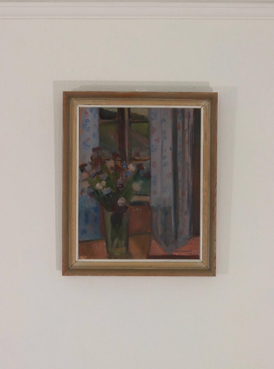 Karl Erik Billeström, Muted Scene, 1950s, Oil on Panel, Framed for sale ...
