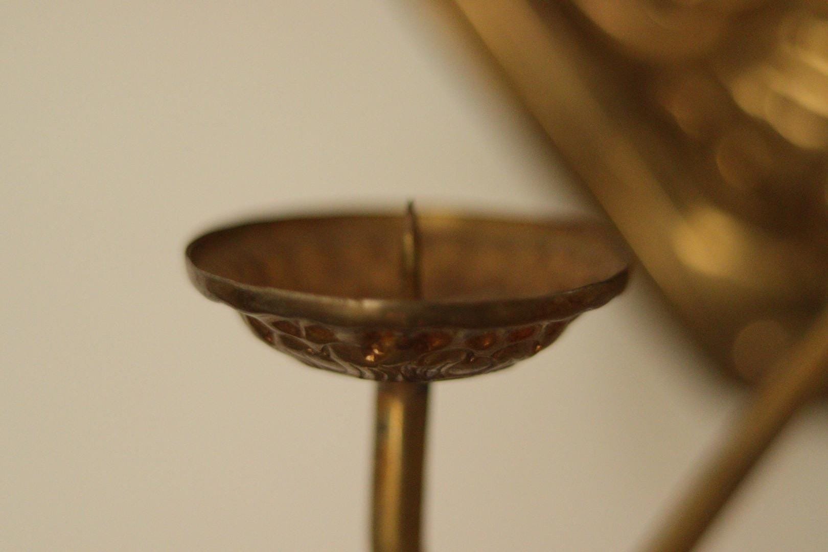 Mid-Century Swedish Octagonal Brass Double Arm Sconces, Set of 2 for ...