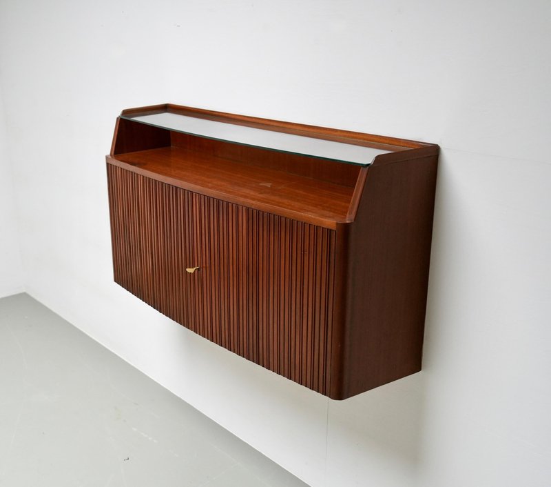 Wall-Mounted Sideboard attributed to Paolo Buffa for Serafino Arrighi ...