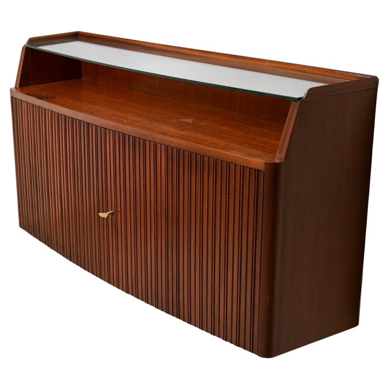 Wall-Mounted Sideboard attributed to Paolo Buffa for Serafino Arrighi ...