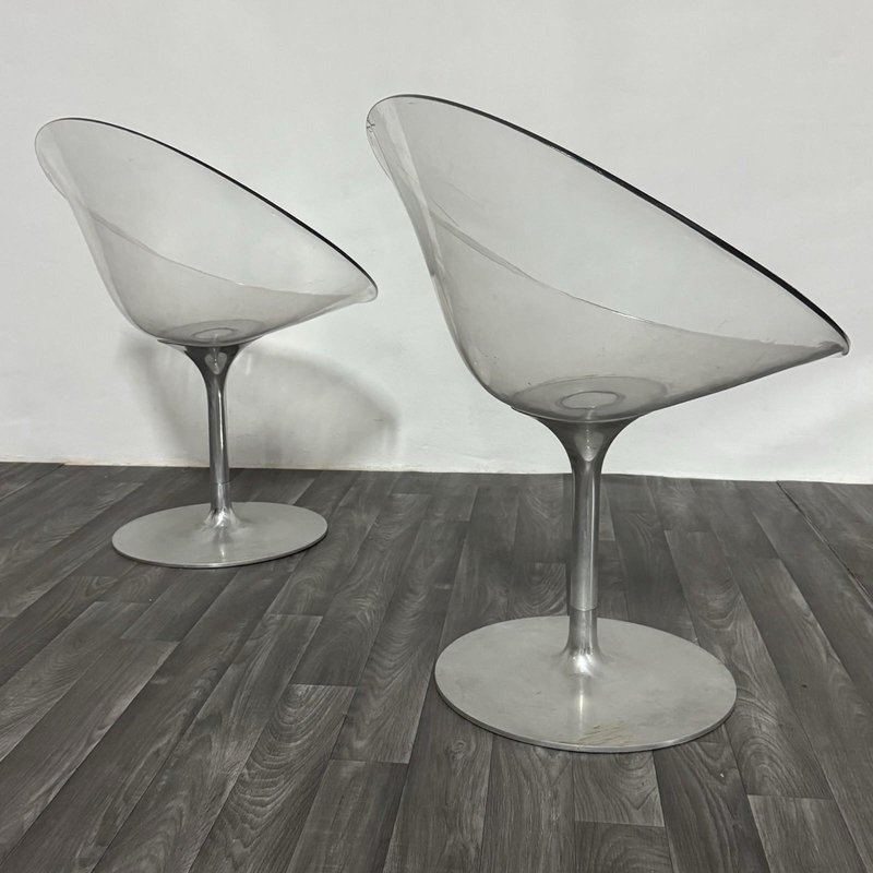 Poltrone Eros Space Age di Philippe Starck per Kartell, anni '70, set ...