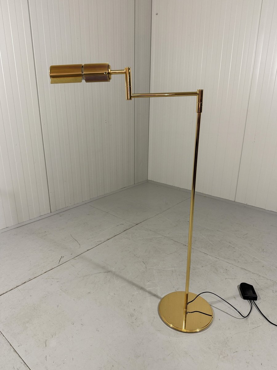 Brass Haloprofil 878HR Floor Lamp by Viktor Frauenknecht for Swisslamps ...