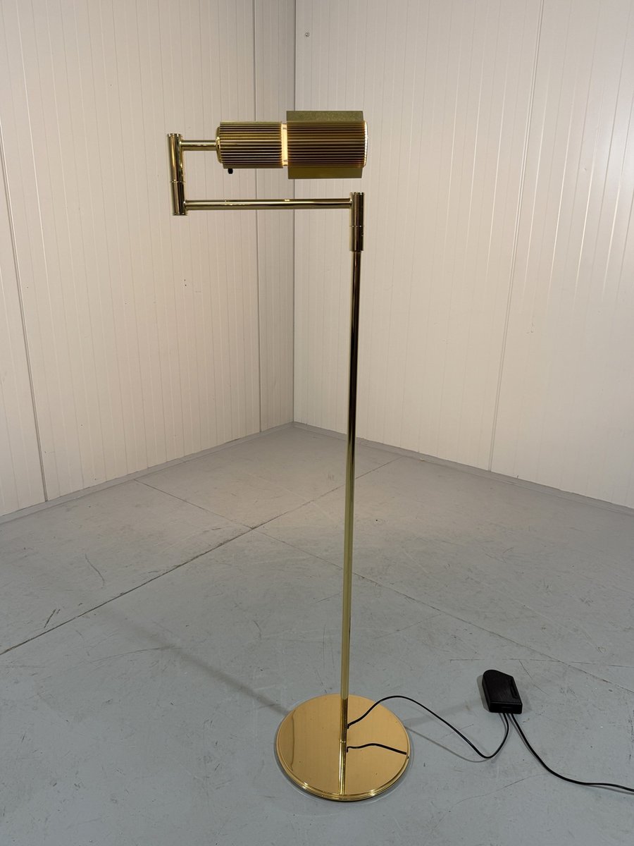 Brass Haloprofil 878HR Floor Lamp by Viktor Frauenknecht for Swisslamps ...