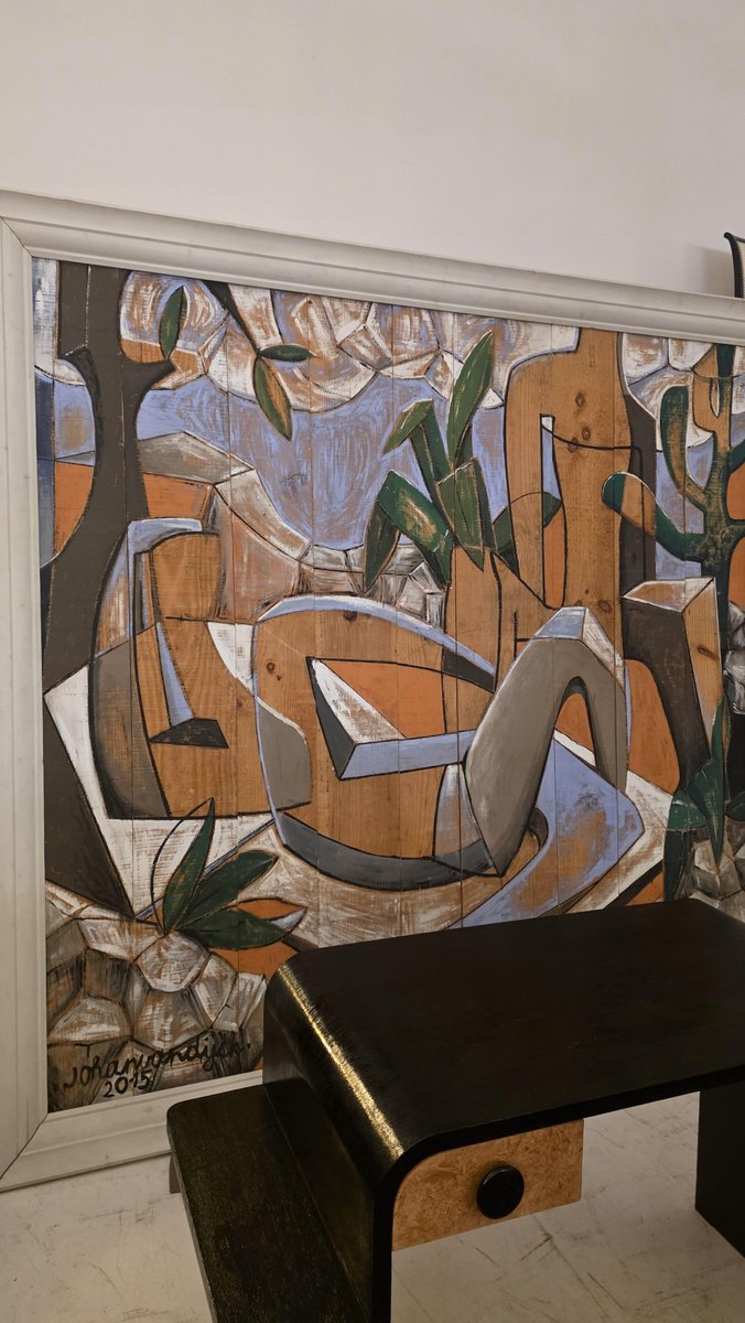 Johan Van Dijck, 2013, Huile sur Sapin, Encadrée en vente sur Pamono