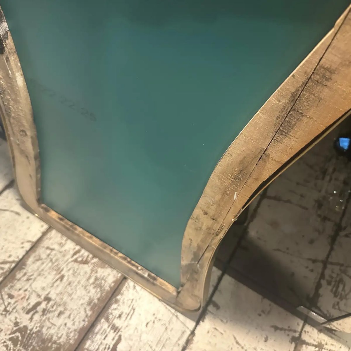Mid-Century Modern Brass Biscuit Shaped Wall Mirror by Gio Ponti, 1950s ...