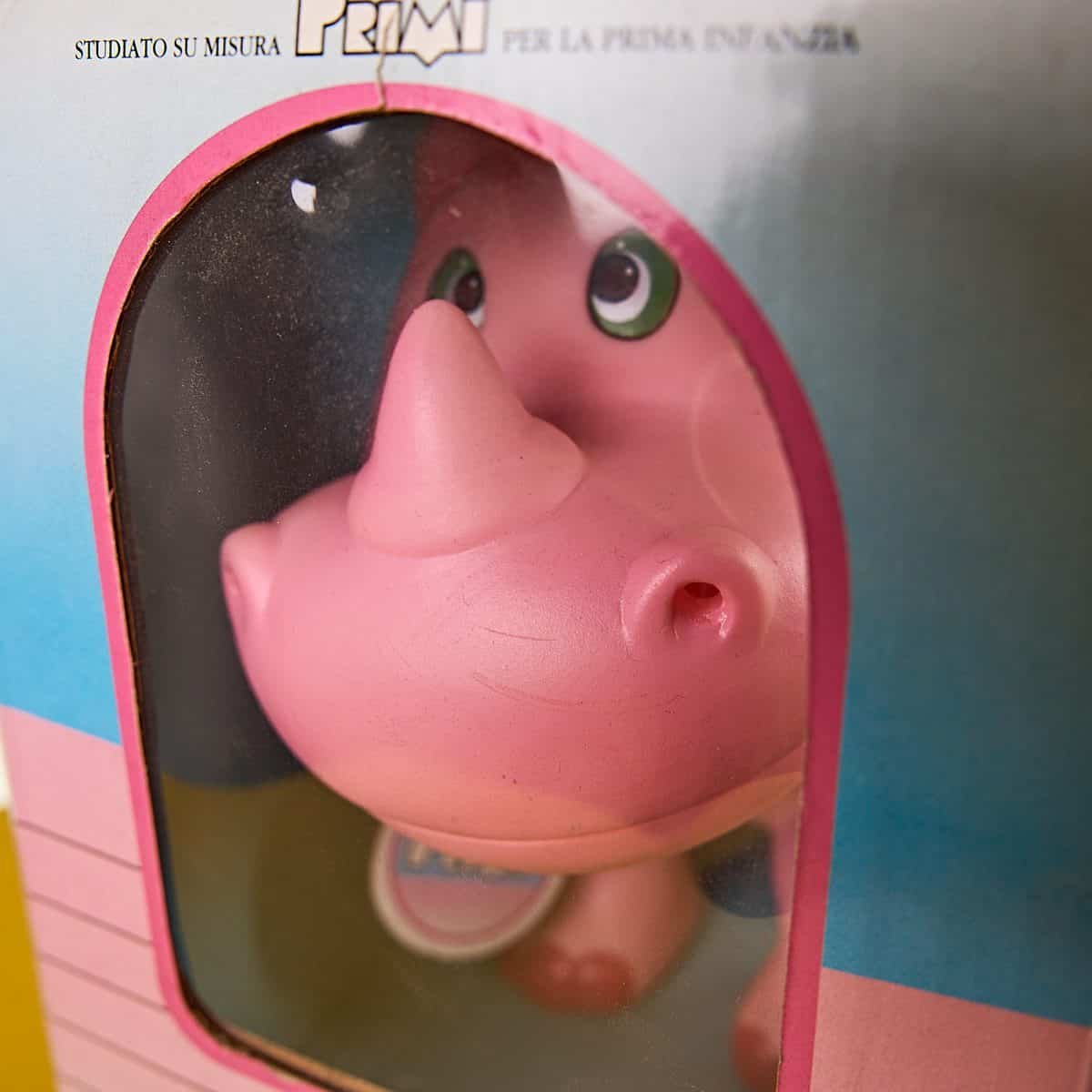 Vintage Plastic Rhinoceros Doll attributed to I Morbideni Pietreratti ...