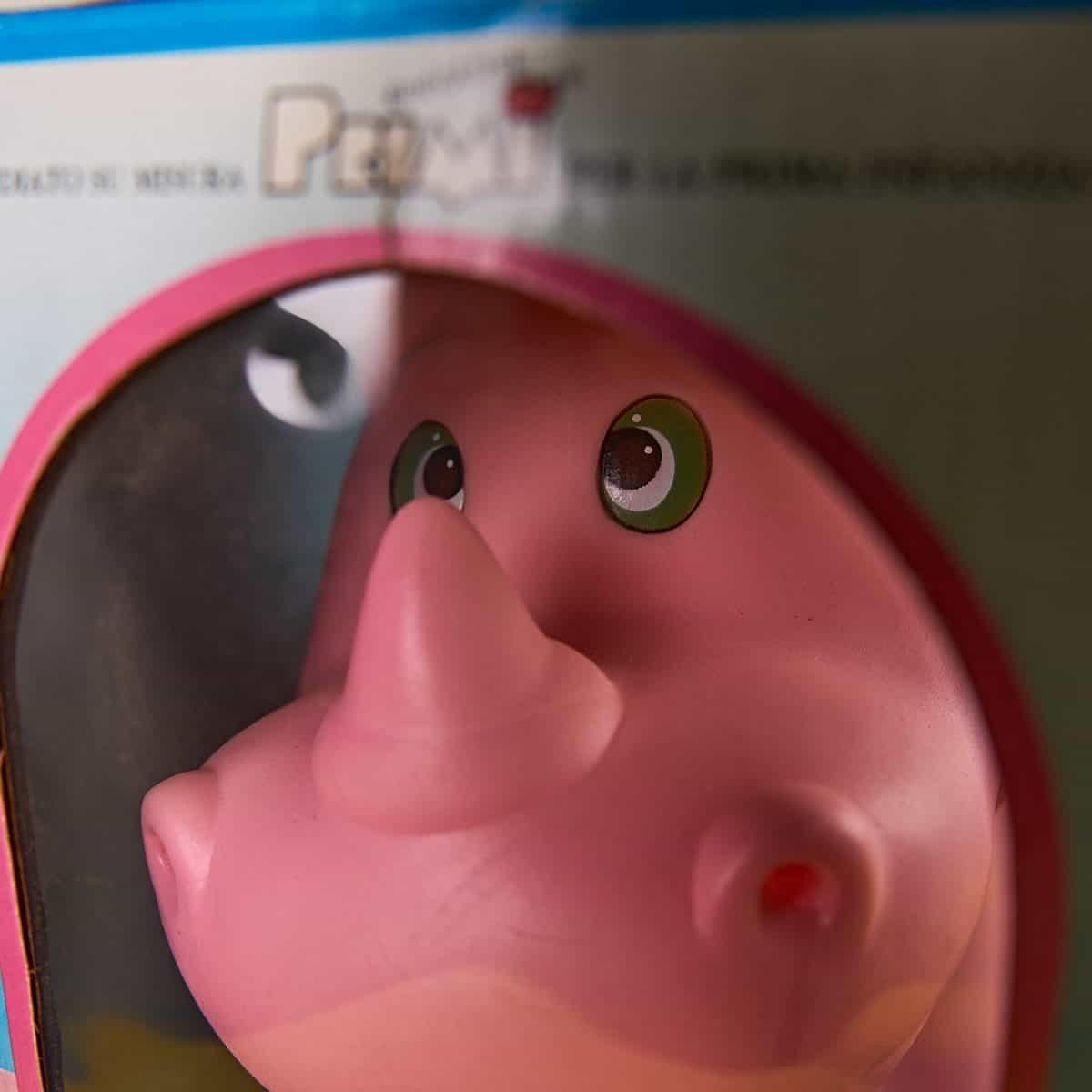 Vintage Plastic Rhinoceros Doll attributed to I Morbideni Pietreratti ...