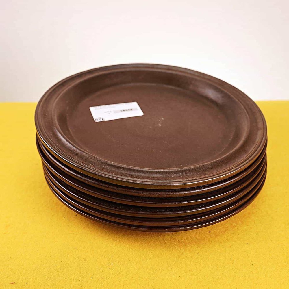 Stoneware Ceramic Dinner Plates by Franco Pozzi, 1960s, Set of 6 for ...