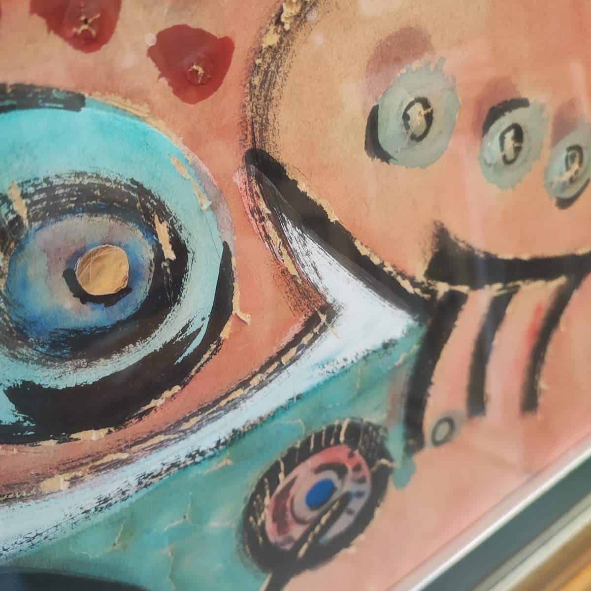 Umberto Mastroianni, Composition, 1975, Painting on Cardboard for sale ...