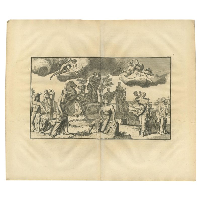 D'après Bernard de Montfaucon, Allégorie Classique, 1721, Gravure en ...