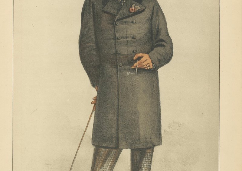 Victorian Gentleman with Cane Vanity Fair Statesmen, 1870, Paper for ...