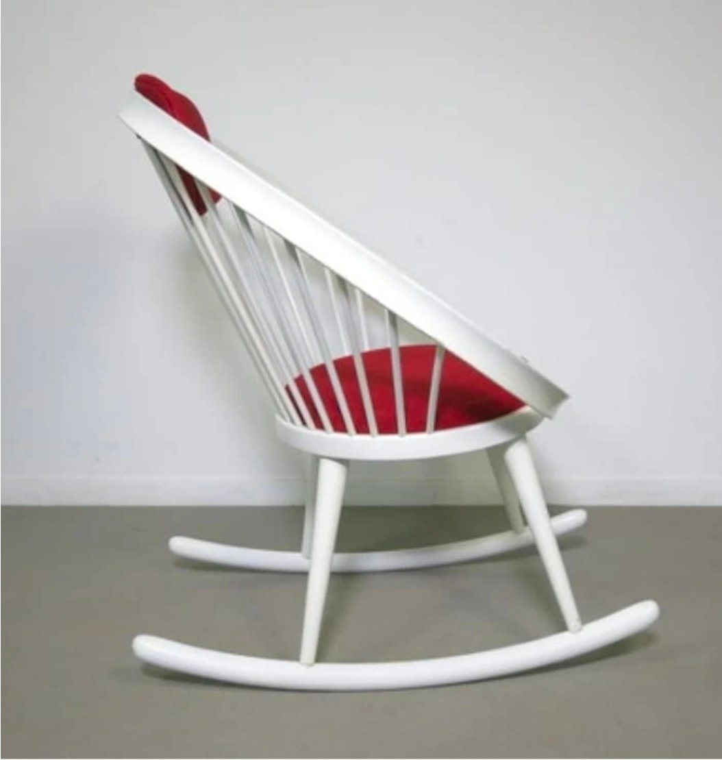 Circle Rocking Chair by Yngve Ekström for Swedese, 1960s for sale at Pamono