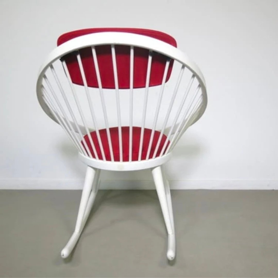 Circle Rocking Chair by Yngve Ekström for Swedese, 1960s for sale at Pamono