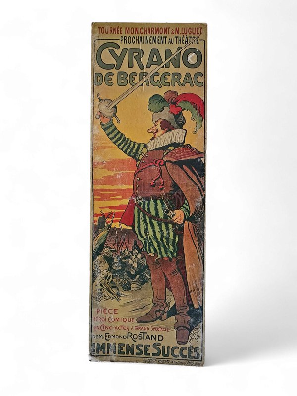 Poster Cyrano de Bergerac su legno di Charles Verneau in vendita su Pamono