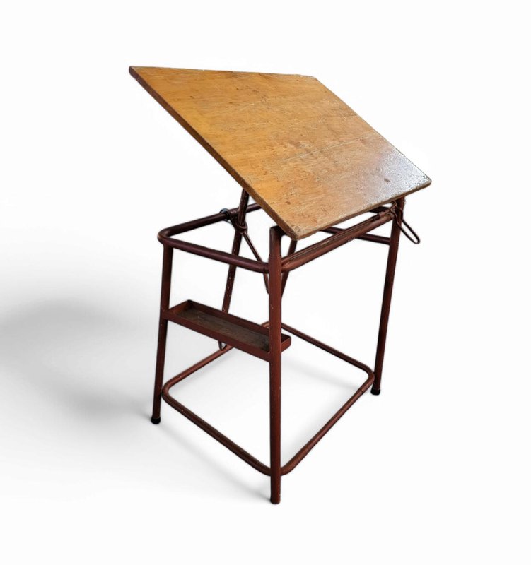Adjustable Drawing Table, 1950s for sale at Pamono
