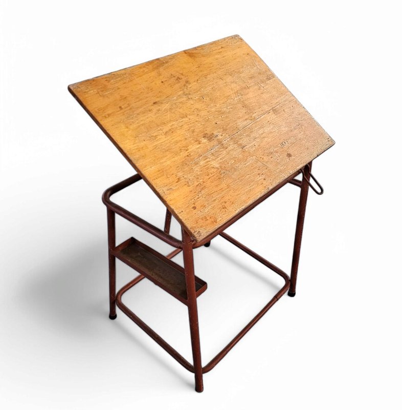 Adjustable Drawing Table, 1950s for sale at Pamono