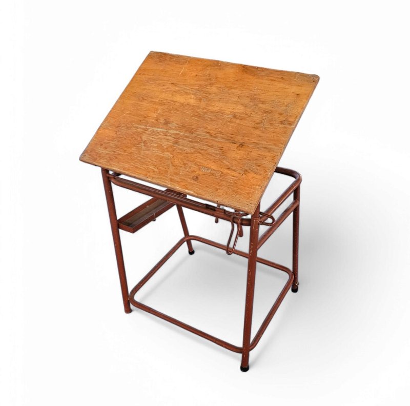 Adjustable Drawing Table, 1950s for sale at Pamono
